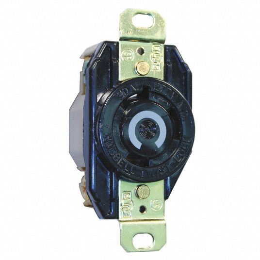 L7-30R, 30 A, Locking Receptacle - 3D624|HBL2630 - Grainger