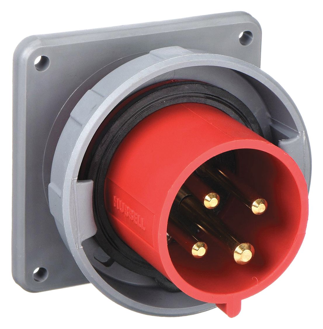 30 A, 480V AC, Watertight Pin and Sleeve Inlet - 3D765|HBL430B7W - Grainger