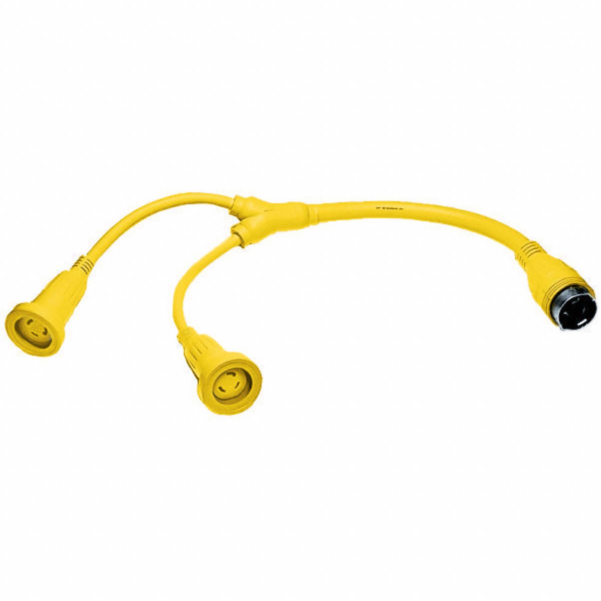 HUBBELL WIRING DEVICE-KELLEMS Marine Adapter: NEMA L14-50P/CS6365C, (2 ...