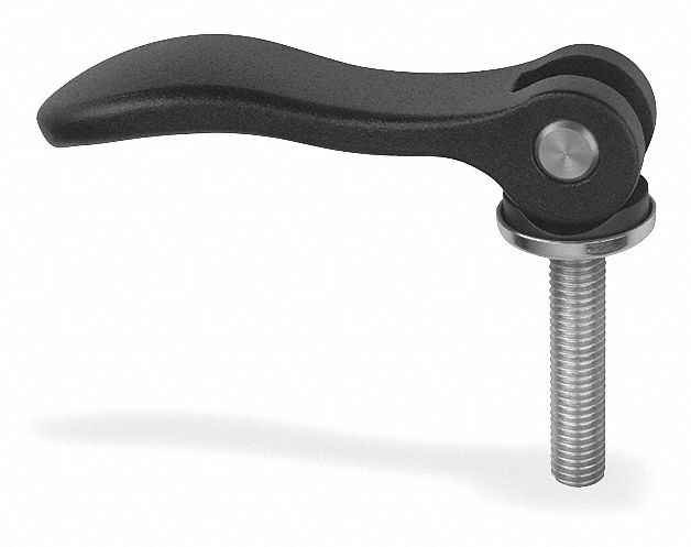 KIPP, Aluminum w/ Steel Thread, M5, Cam Handle - 3DAC6|K0005.1501105X20 ...