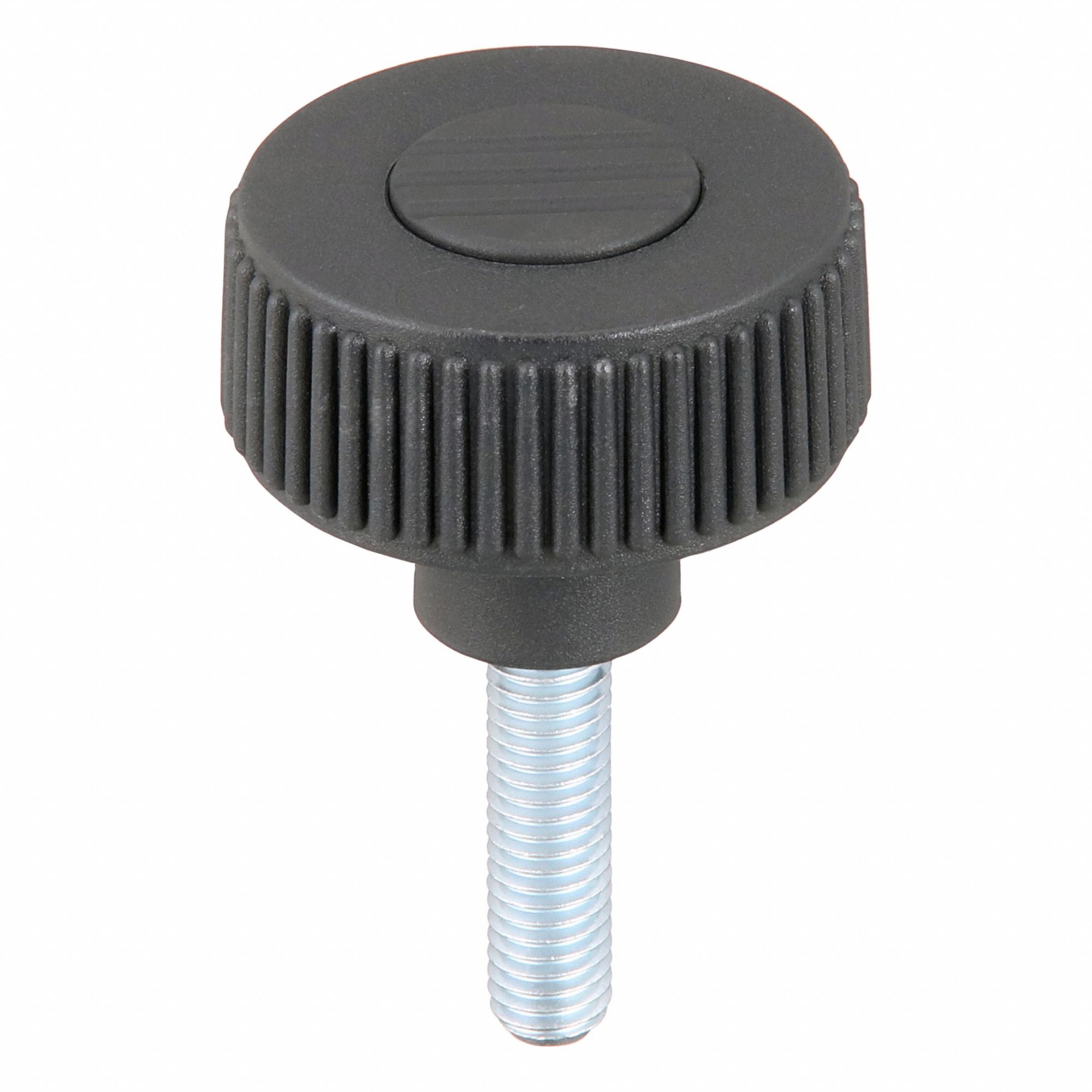 Knurled, Plastic – Steel, Hand Knob - 3DAY9|K0260.5108X30 - Grainger
