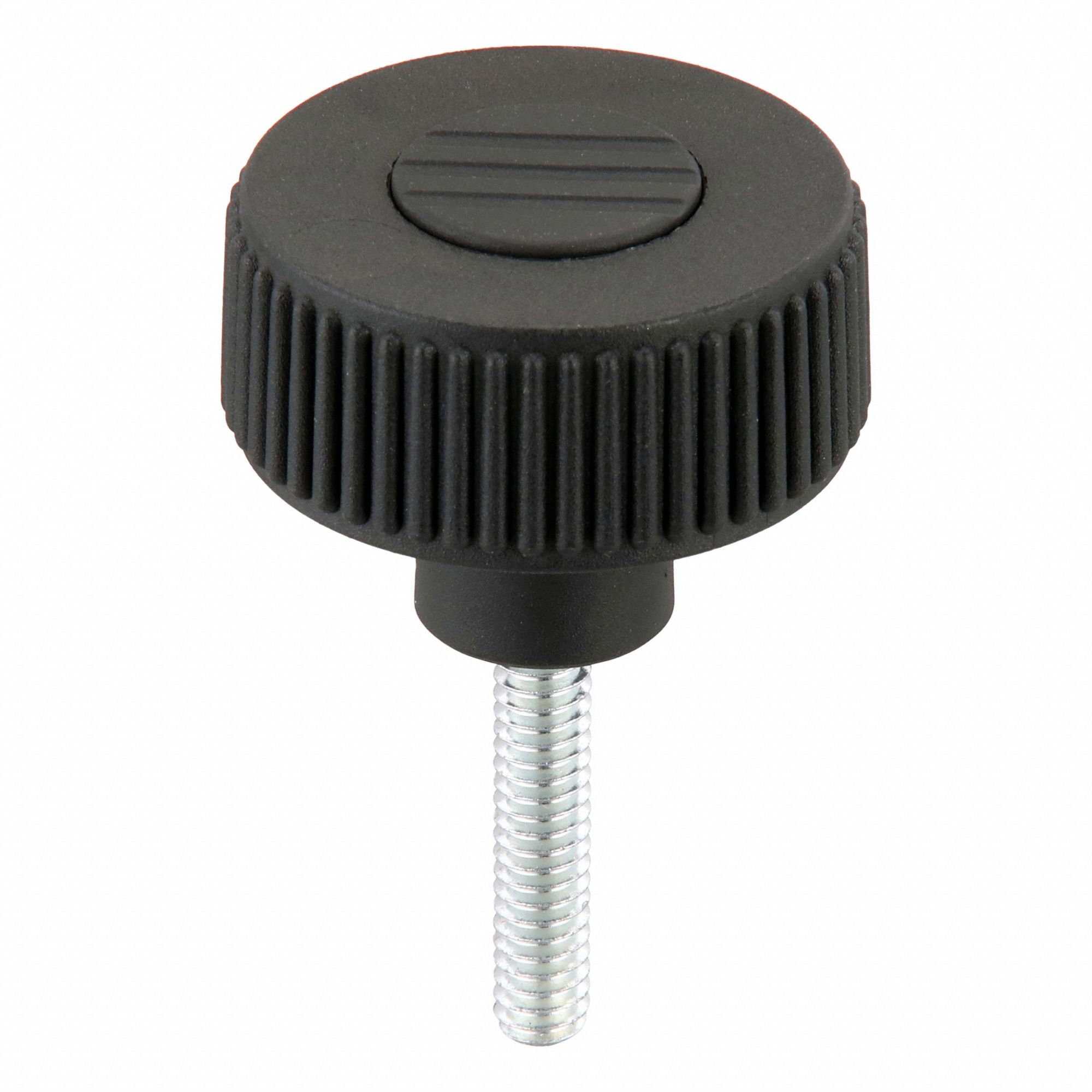 Knurled, Plastic w/ Steel Thread, Hand Knob - 3DAZ5|K0260.51A2X30 ...