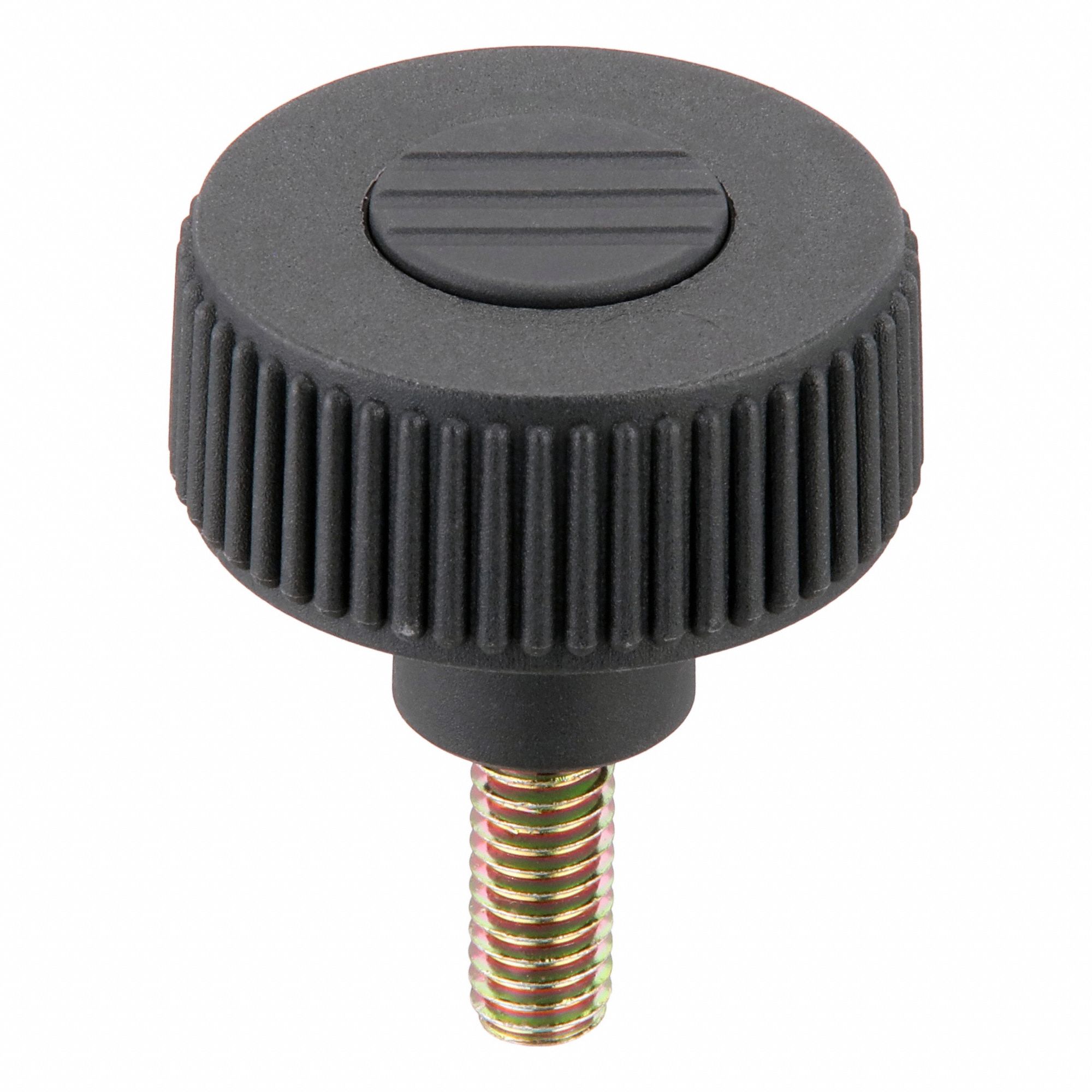 Knurled, Plastic w/ Steel Thread, Hand Knob - 3DAZ6|K0260.51A3X20 ...