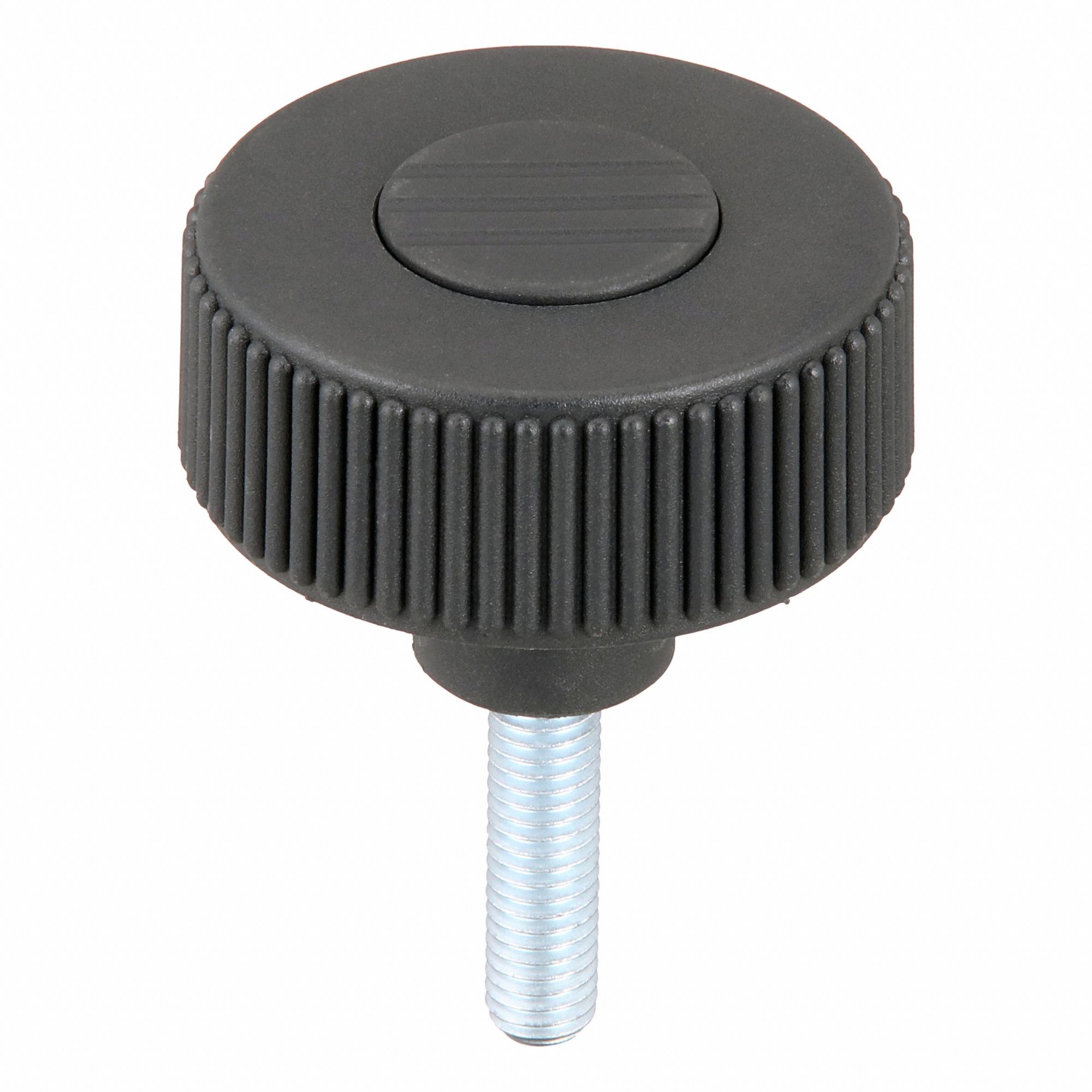 Knurled, Plastic – Steel, Hand Knob - 3DAZ9|K0260.5208X30 - Grainger