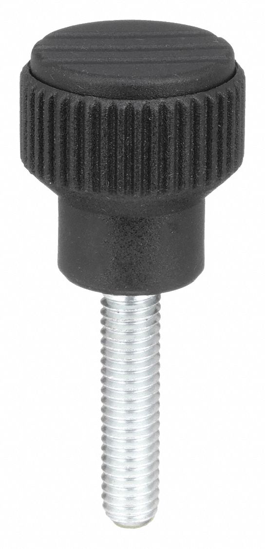KIPP KNURLED HAND KNOB, EXTERNAL THREADS, 0.78, 1.65, #10-32, 0.83 - 5396 - WWG3GFK6 | K0247 ...