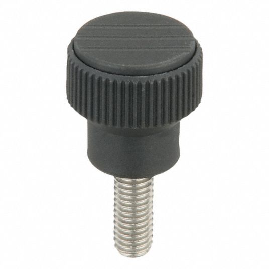 Knurled, Plastic – Stainless Steel, Hand Knob - 3DCK8|K0247.0208X20 ...