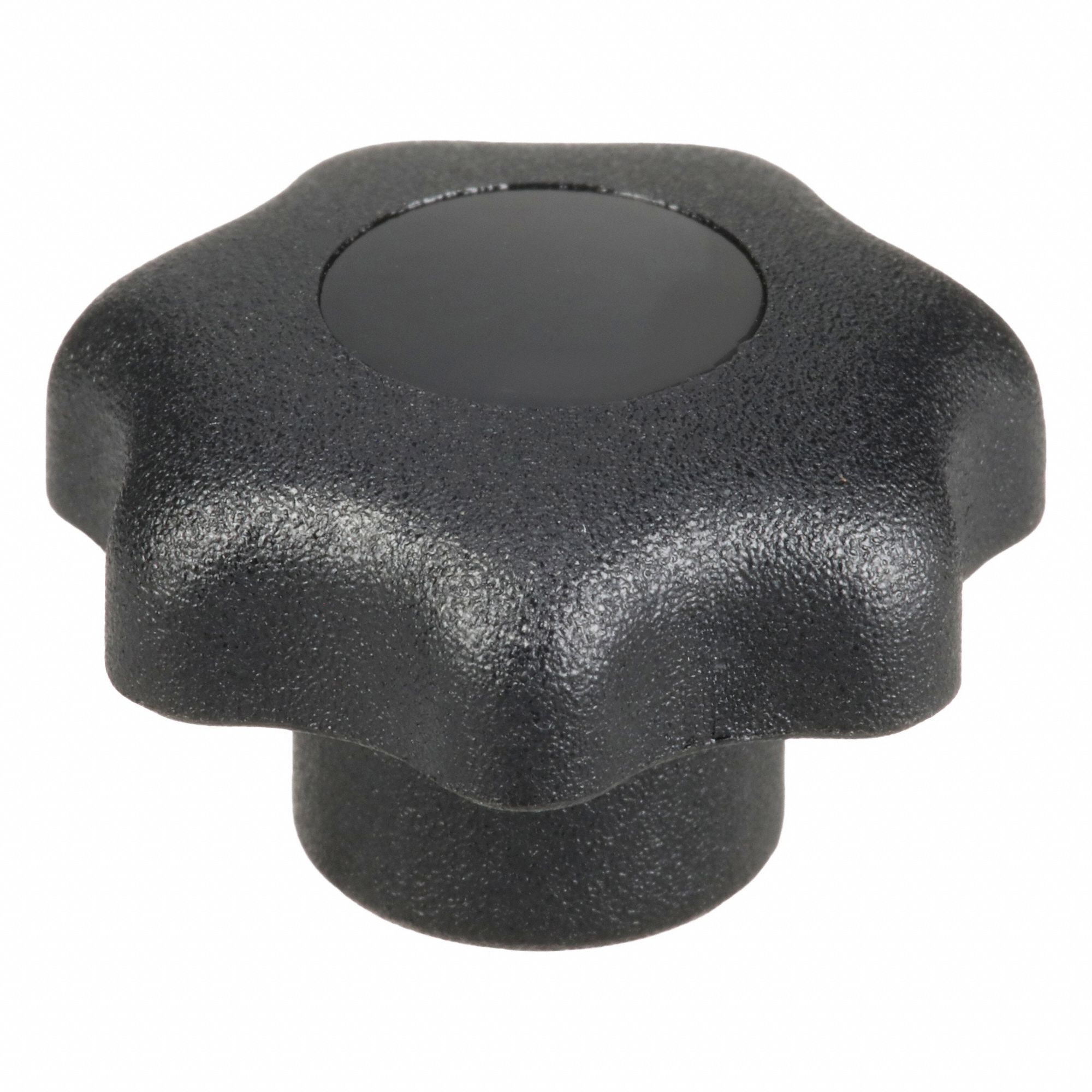 KIPP, 7 Point, Plastic w/ Steel Thread, Hand Knob - 3DFR6|K0155.204 - Grainger