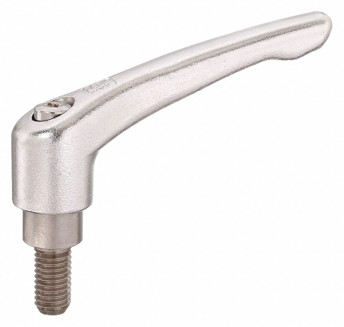 KIPP, SS, M10 Thread, Adjustable Handle - 3DGY7|K0124.310X20 - Grainger