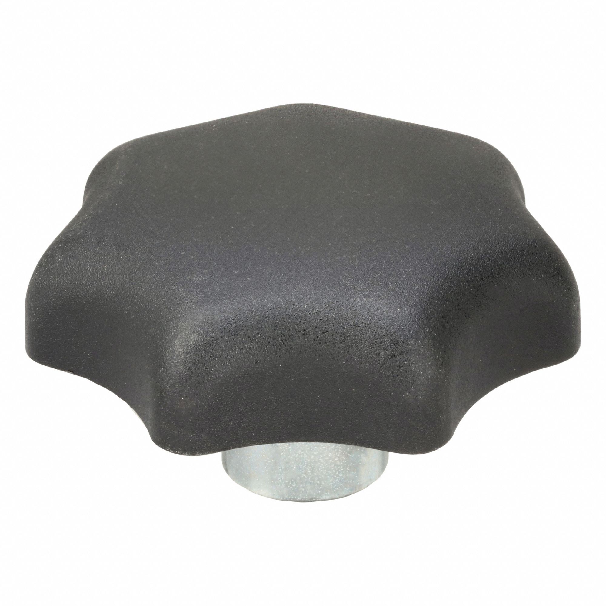 KIPP, 7 Point, Plastic w/ Steel Thread, Hand Knob - 3DHE7|K0153.2101 - Grainger