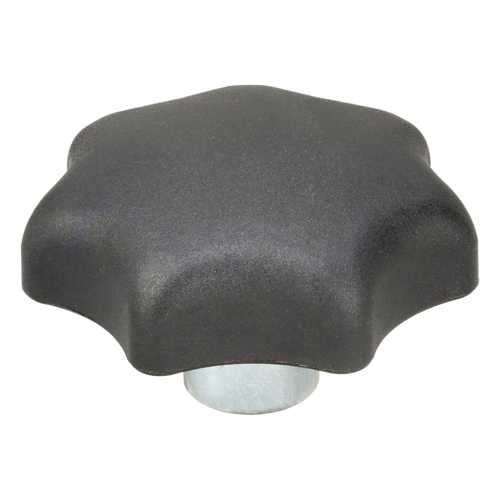 KIPP, 7 Point, Plastic w/ Steel Thread, Hand Knob - 3DHE8|K0153.212 - Grainger
