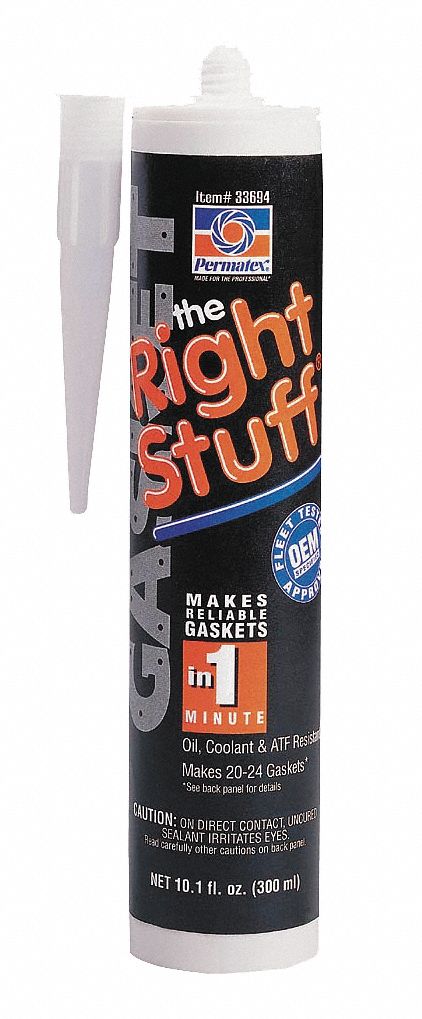 Instant Sealing Oil-Resistant Gasket Maker, -75 to 500°F Temp. Range ...