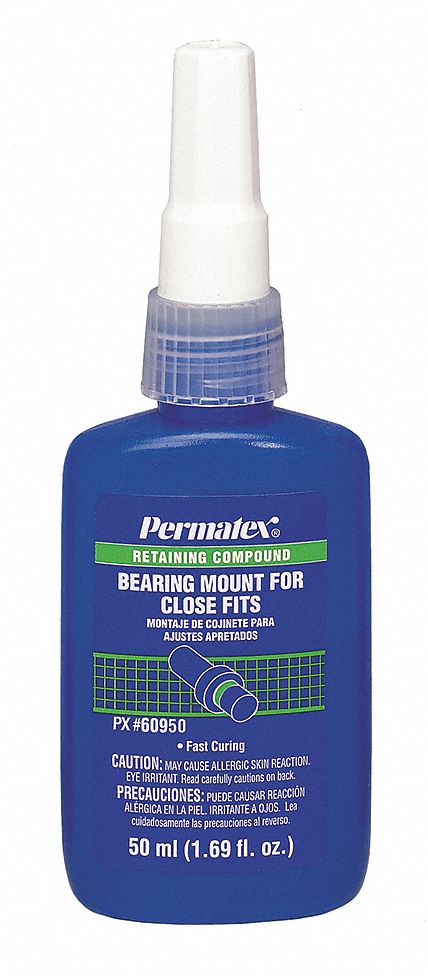 Retaining Compound, 3000 Shear Strength (PSI) - Grainger