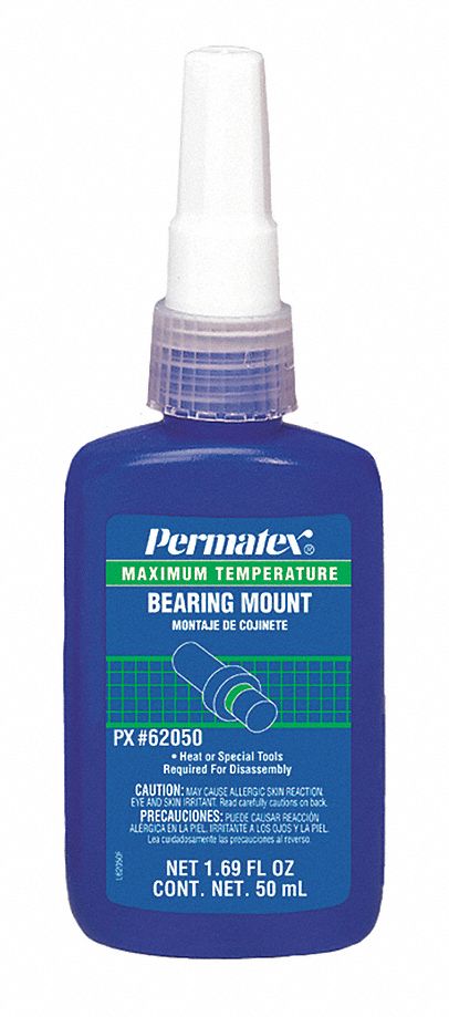 PERMATEX Retaining Compound, 3800 Shear Strength (PSI) - 3DPP3|62050 ...