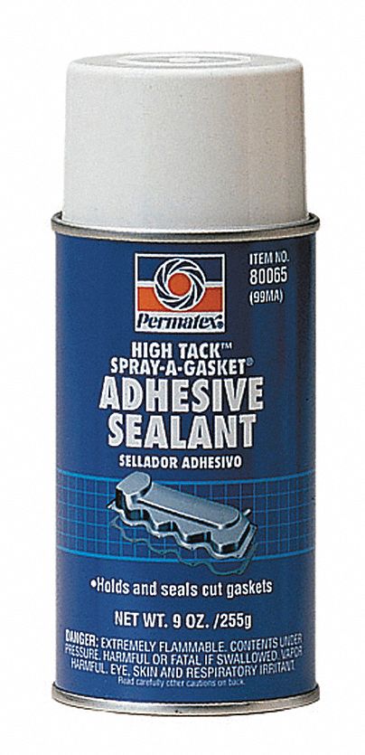 High Tack Gasket Sealant, -65 to 500°F Temp. Range, Full Cure Less Than ...