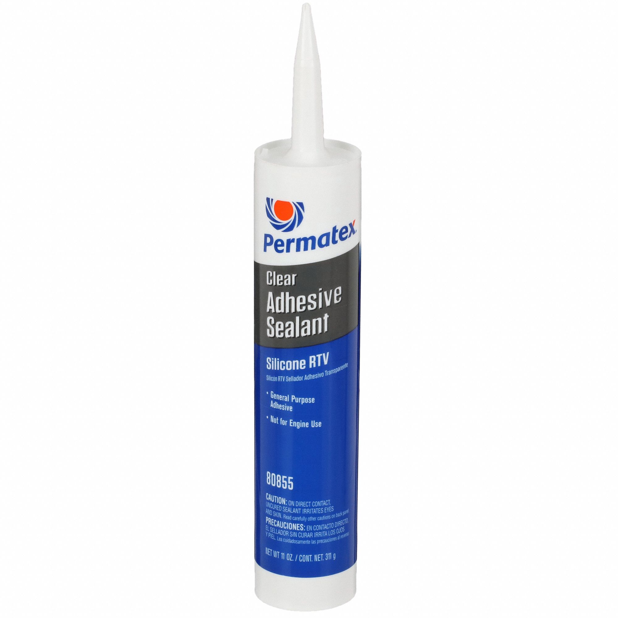 PERMATEX, Silicone RTV, 11 oz, Gasket Sealant - 3DPR8|80855 - Grainger