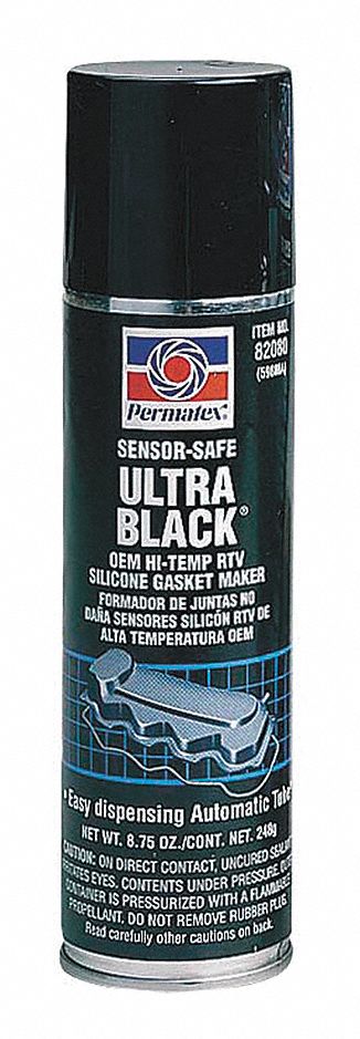 Increased Oil Resistance RTV Silicone, -65 to 500°F Temp. Range, Full ...