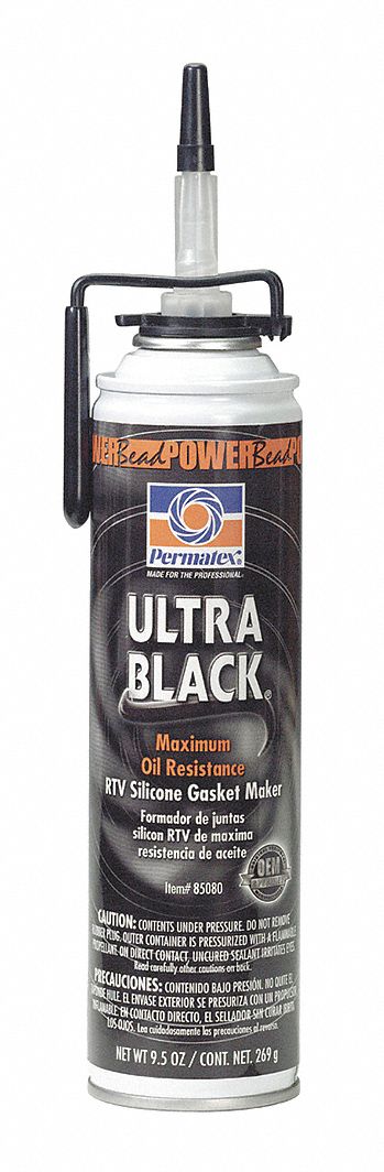 Increased Oil Resistance RTV Silicone, -65 to 500°F Temp. Range, Full ...