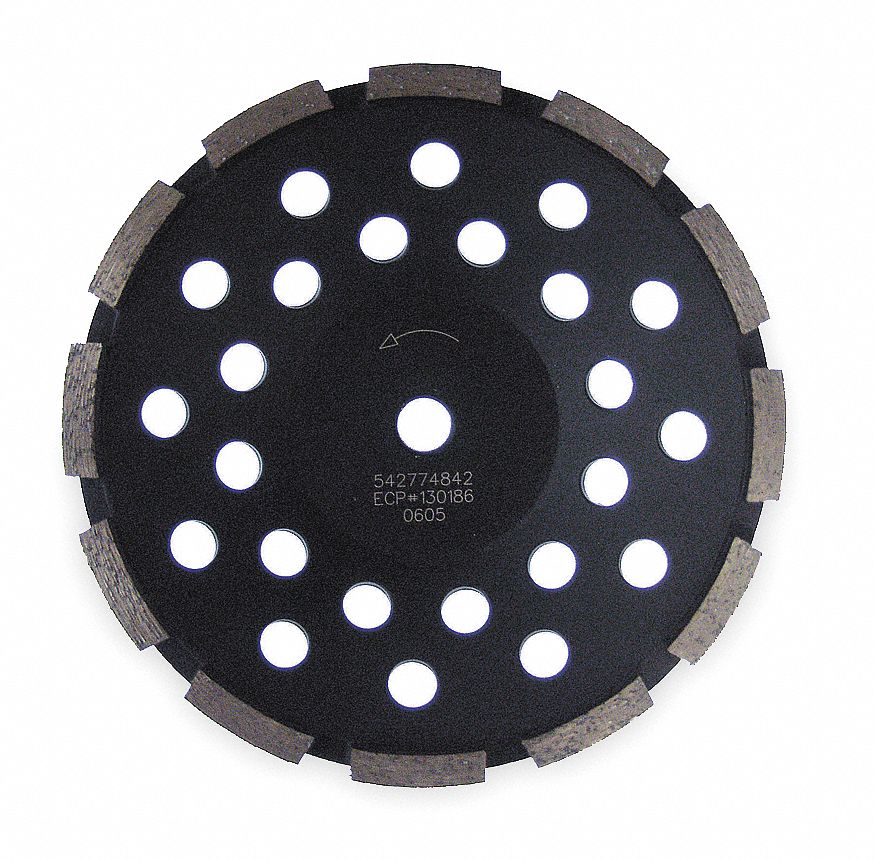 HUSQVARNA Segment Cup Grinding Wheel: 4 in Abrasive Wheel Dia, 15,000 ...