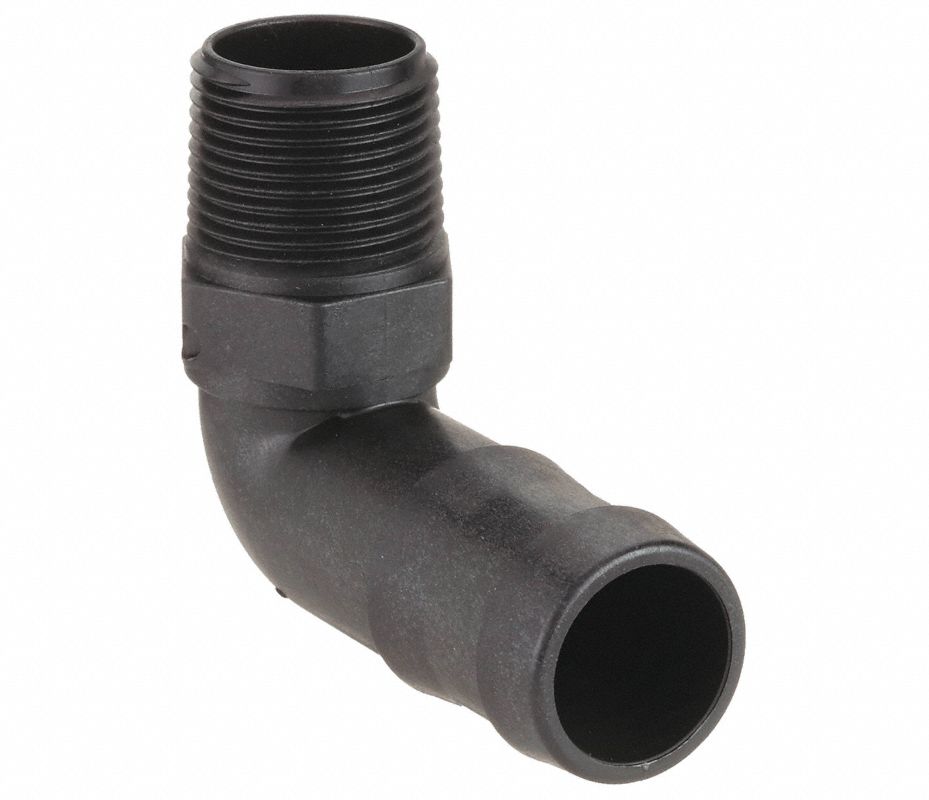 BANJO Codo de 90°, Tamaño de Rosca 3/4" - Aditamentos para Mangueras de Espiga - 3DTT2 | HB075 ...