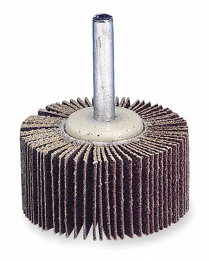 MERIT, 1 in Dia x 1 in W, 1/4 in Straight-Shank, Flap Wheel - 30C627 ...