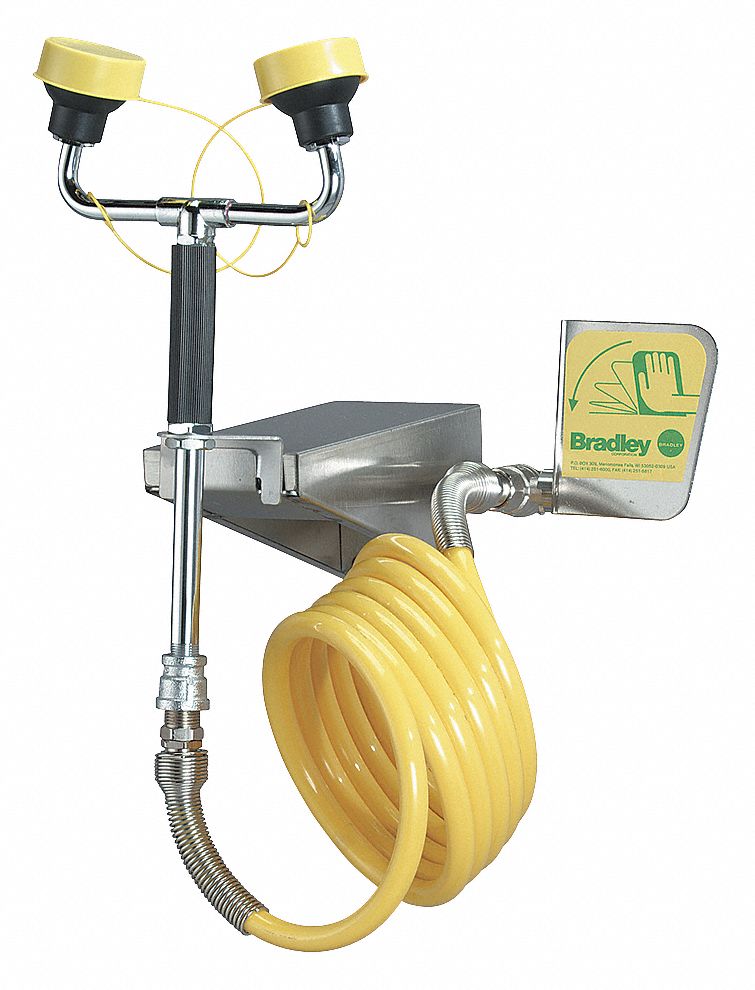 BRADLEY S1944022ABC Dual Head Drench Hose,Wall Mount,12 ft. 3DUT8 | eBay