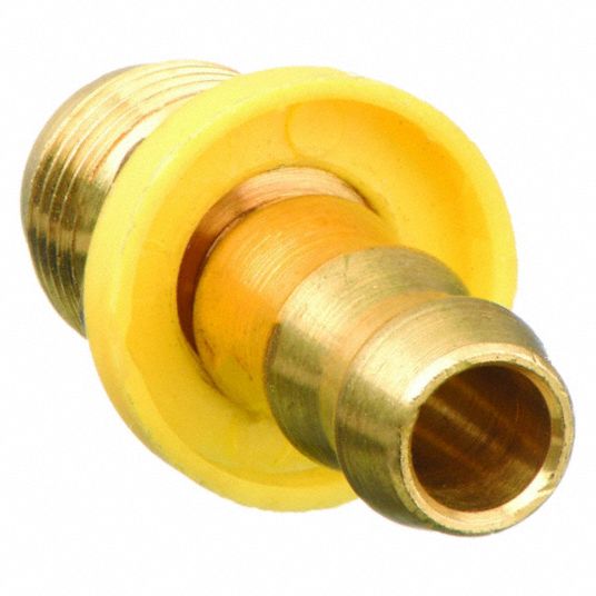 Hose Barb x Inverted Flare, 3/8 in x 3/8 in Fitting Size, Push-On Hose ...