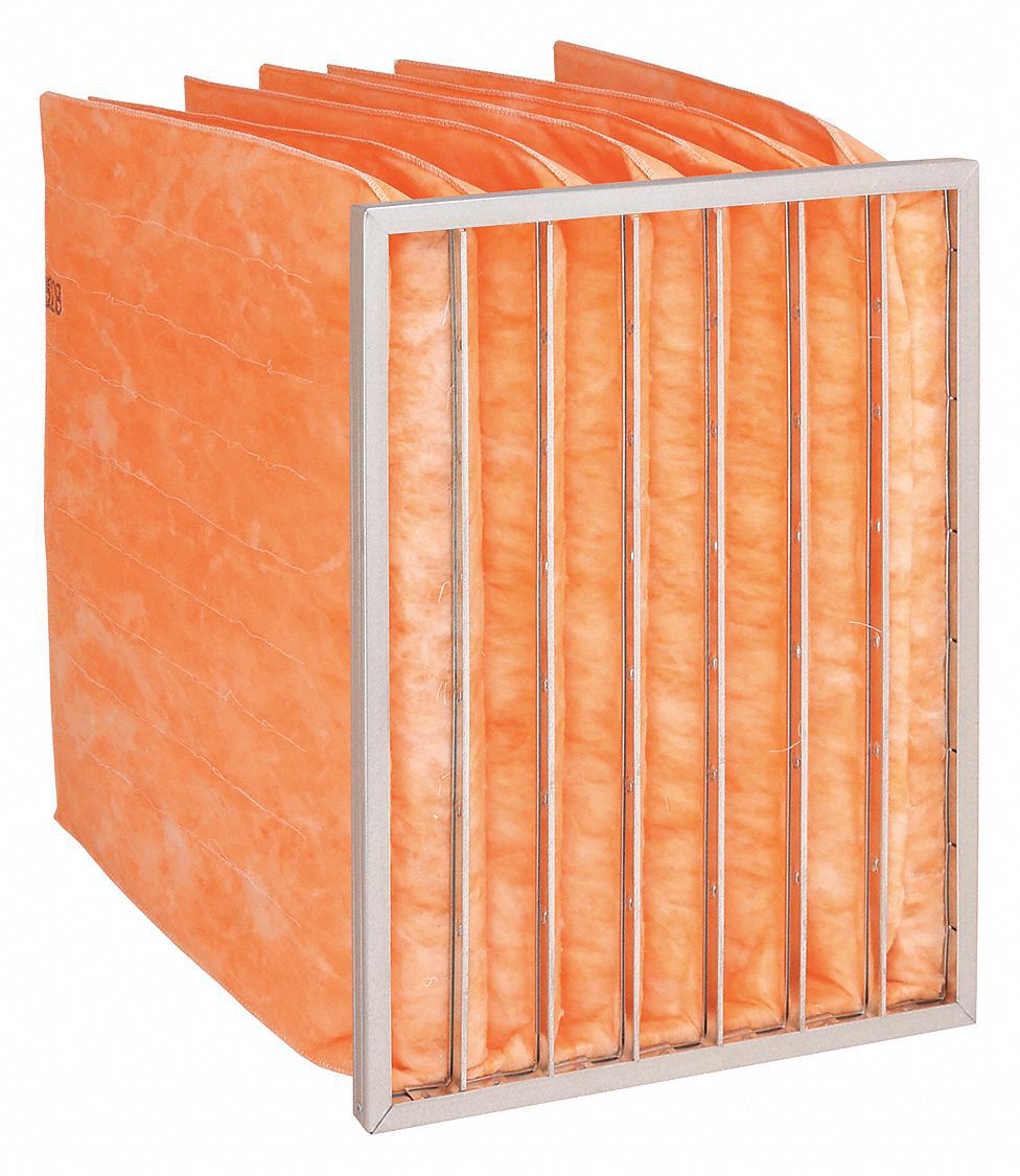 24x20x22 Nominal Filter Size, Orange, Pocket Air Filter - 3DVN6|3DVN6 ...