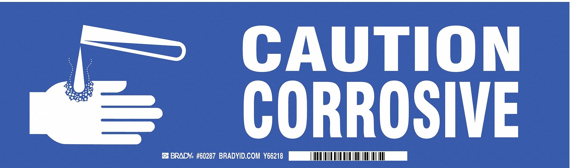 Polyester, Adhesive Sign Mounting, Label - 3DVZ5|60287 - Grainger