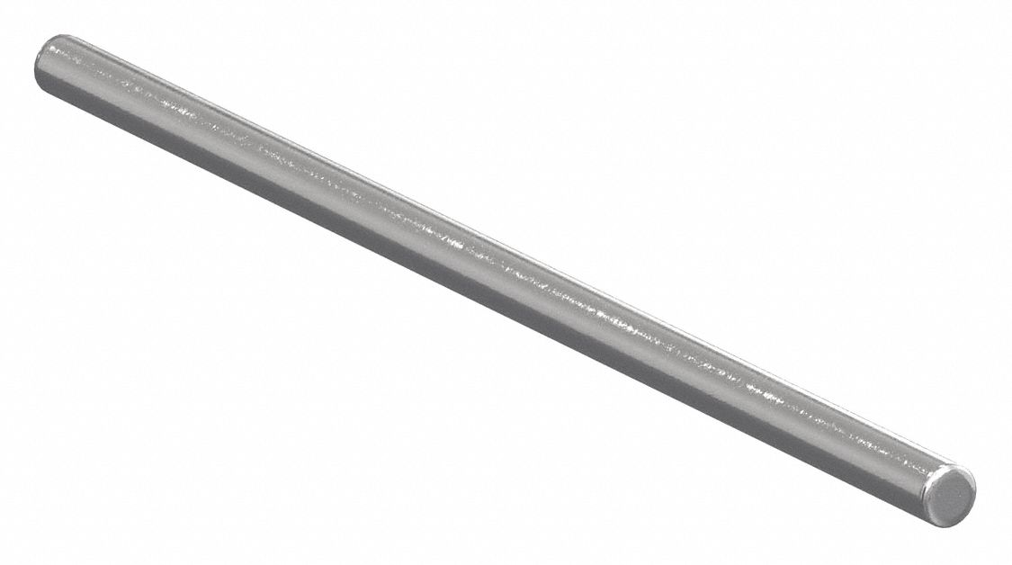 THOMSON, Solid Shaft, 1/4 in Dia, Linear Shaft - 3DWJ8|QS 1/4 L 6 ...