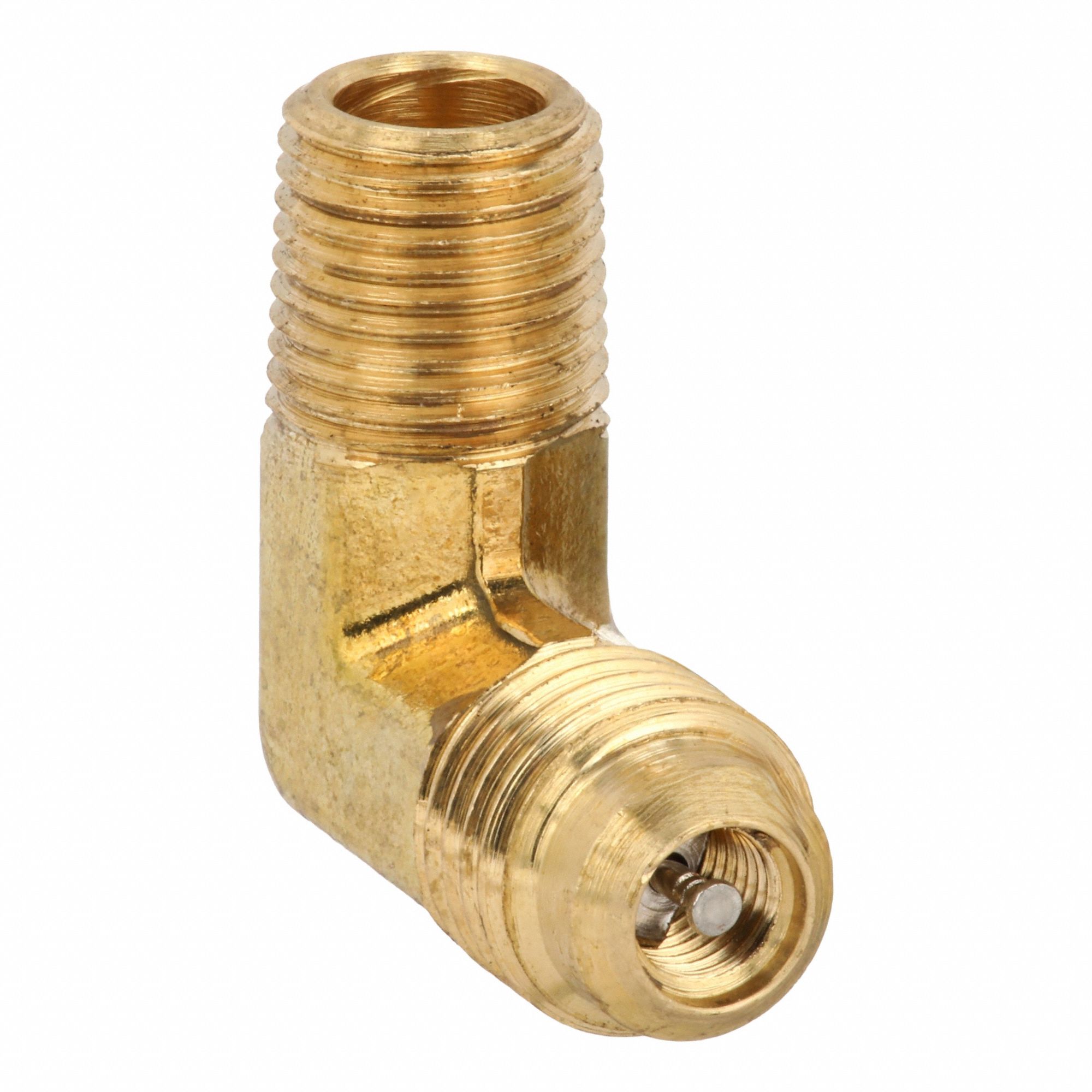 JB INDUSTRIES, Access 1/4 in SAE, Line 1/8 in NPT Male, Access Valve ...