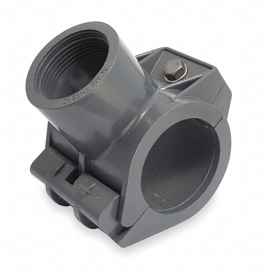 GRAINGER APPROVED Tap Saddle Tee 2 In X 2 In X 1 1 2 In Fitting Pipe