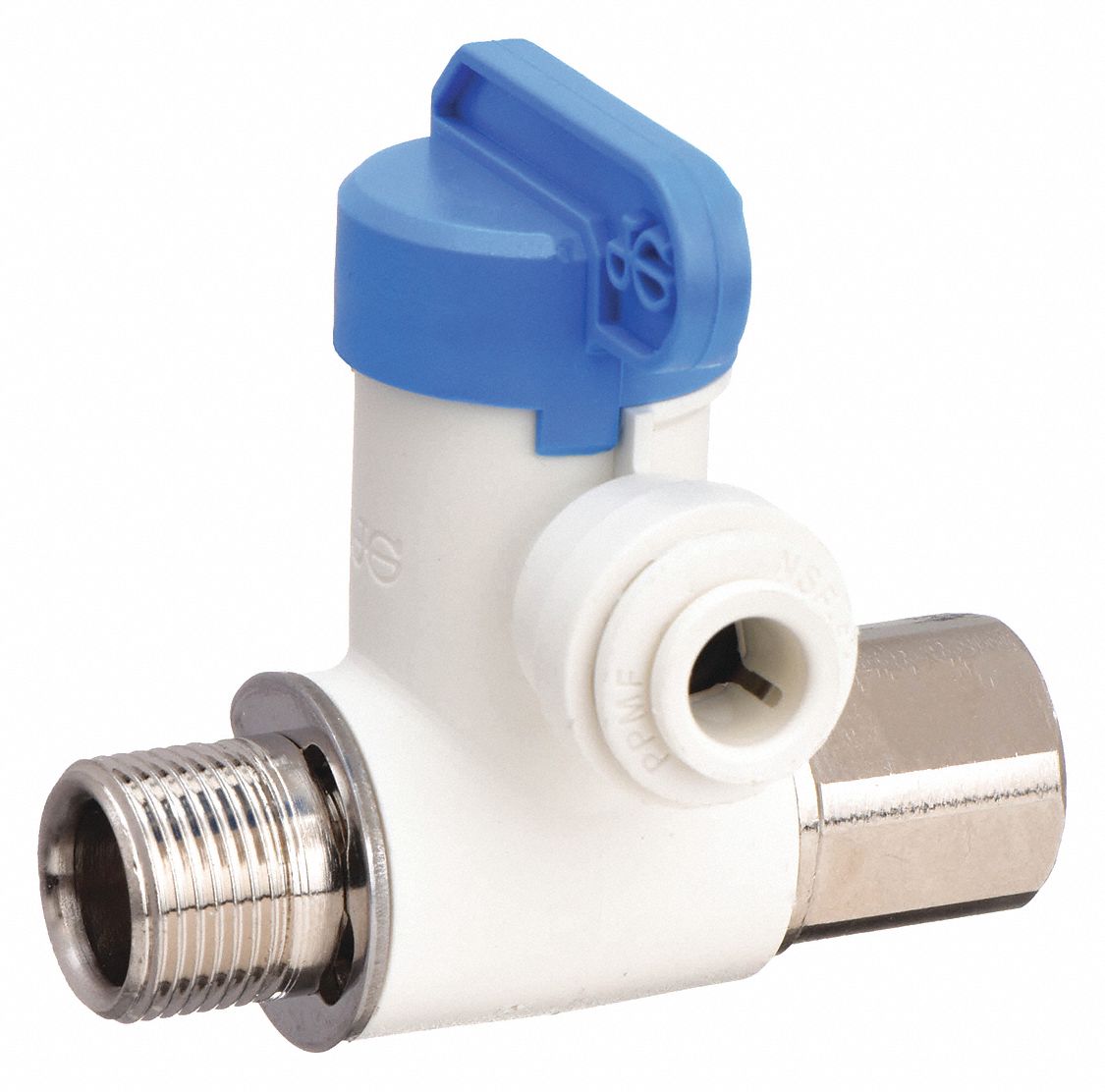 JOHN GUEST, Polypropylene, 150 psi Max. Op Pressure, Stop Valve Adapter ...