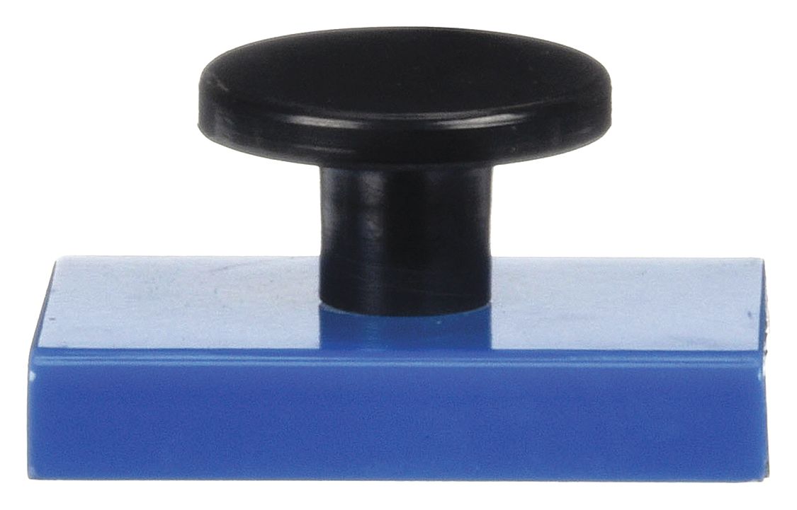Ceramic Magnet/Vinyl Handle, 45 lb Max. Pull, Rectangle Magnet with ...