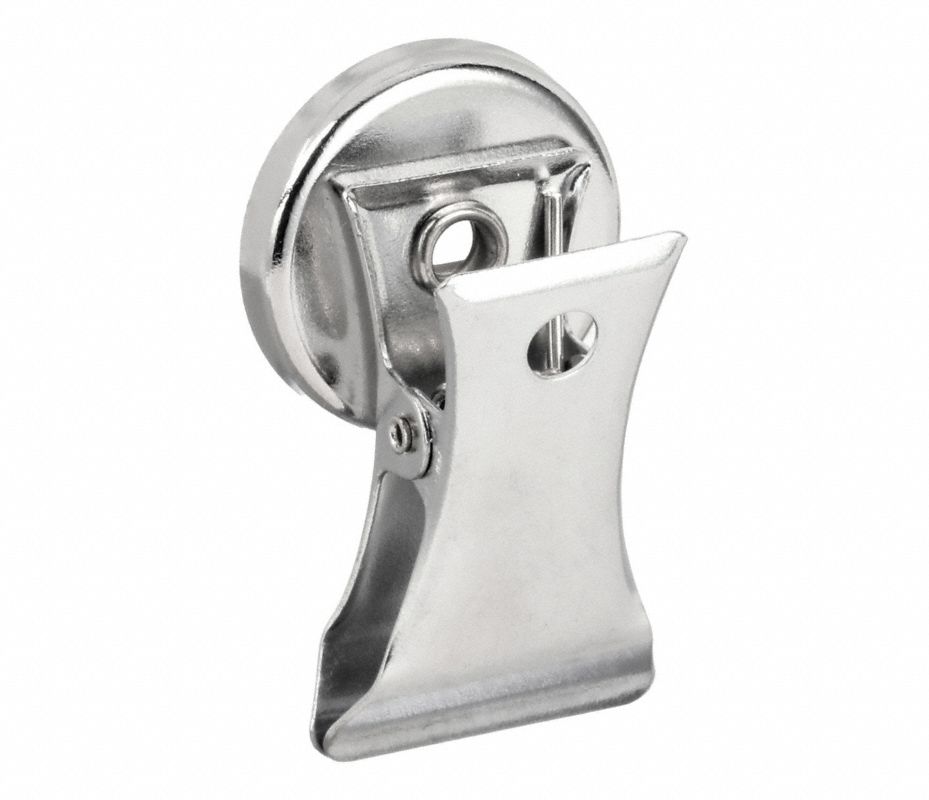 APPROVED VENDOR Clip Magnético, Cromado, Imán de Cerámica Enchapado en ...