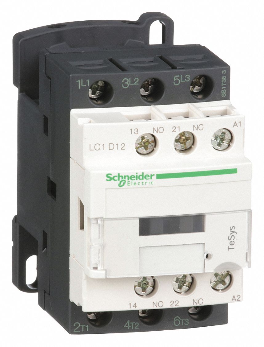 SCHNEIDER, Non-Reversing, 3 Poles, IEC Magnetic Contactor - 3DY30 ...