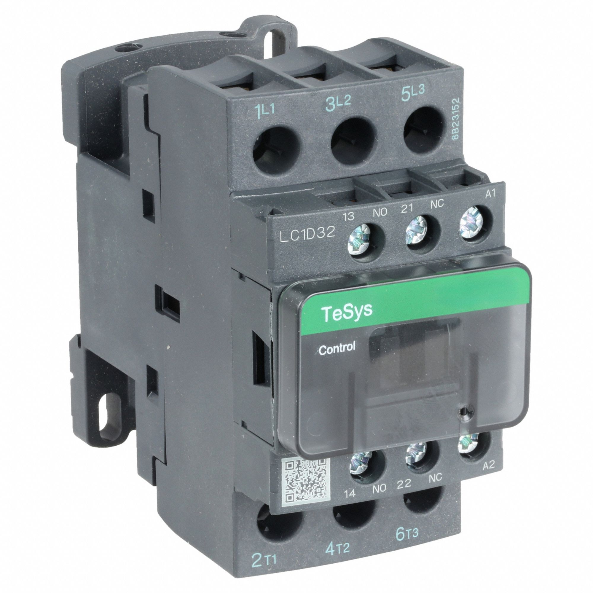 SCHNEIDER, Non-Reversing, 3 Poles, IEC Magnetic Contactor - 3DY52 ...