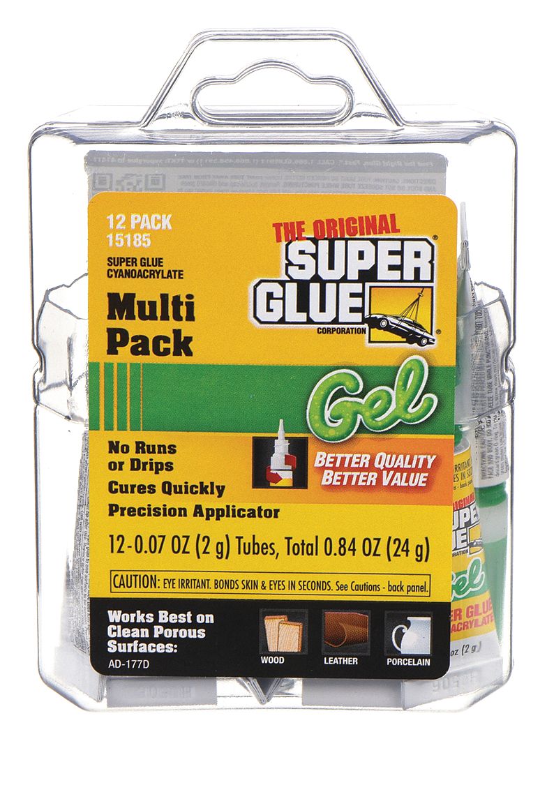 SUPER GLUE, Original Gel, Gen Purpose, Instant Adhesive - 3EHP5|15185 ...