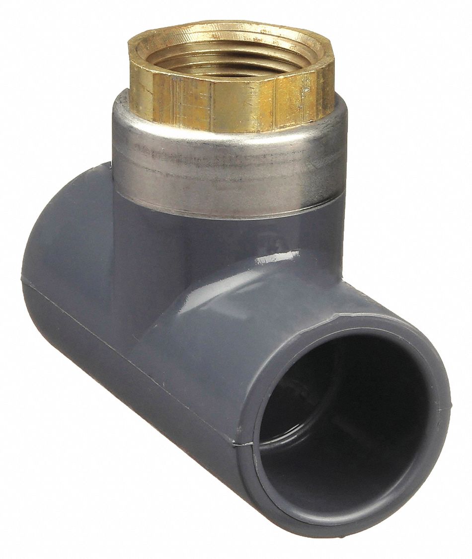 Brass, 3/4 in Metal Side Nominal Pipe Size, Tee - 3EKT7|802-007BR ...