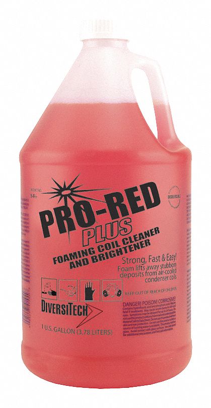 DIVERSITECH, 1 gal, Alkaline, Coil Cleaner - 3ENL9|Pro-Red+ - Grainger