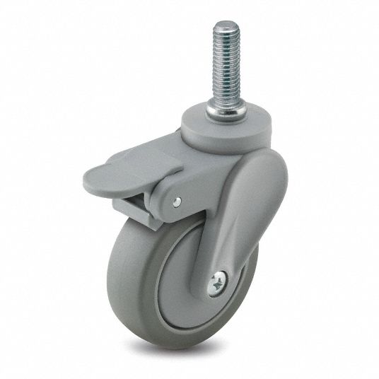 COLSON, 3 in Wheel Dia., 1 in Wheel Wd, Stem Caster - 3ENR7|PEC30637GR ...