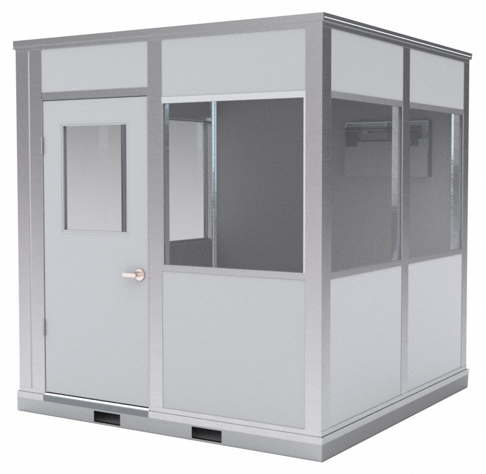 PORTA-KING, 8 ft x 8 ft x 8 ft, 4 Walls, Modular In-Plant Office ...