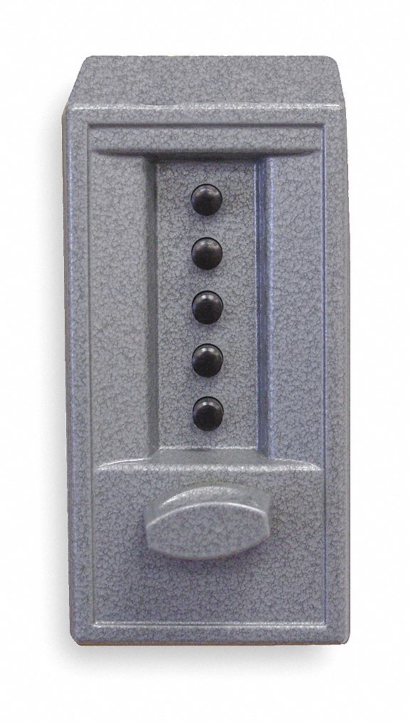 SIMPLEX, Aluminum, Mechanical Push Button Lockset - 3EPR6|62048641 ...