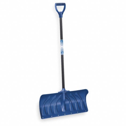 Snow Pusher, Poly Blade Material, 24" Blade Width, 11" Blade Height ...