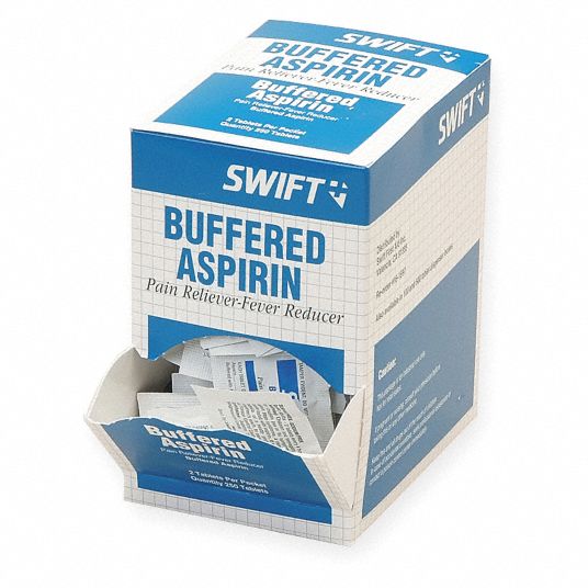 SWIFT Buffered Aspirin, Aspirin - 3EWG8|161597 - Grainger