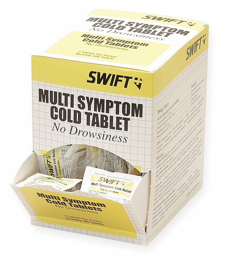 HONEYWELL NORTH Cold and Flu, Tablet, PK500 - 3EWN3|2108500 - Grainger