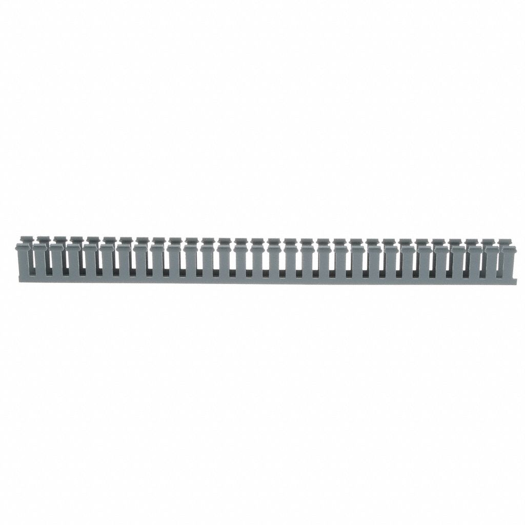 PANDUIT WIRING DUCT, 1 IN W, 1.1 IN SLOT H, 2 IN H, 0.3 IN SLOT W, LEAD ...