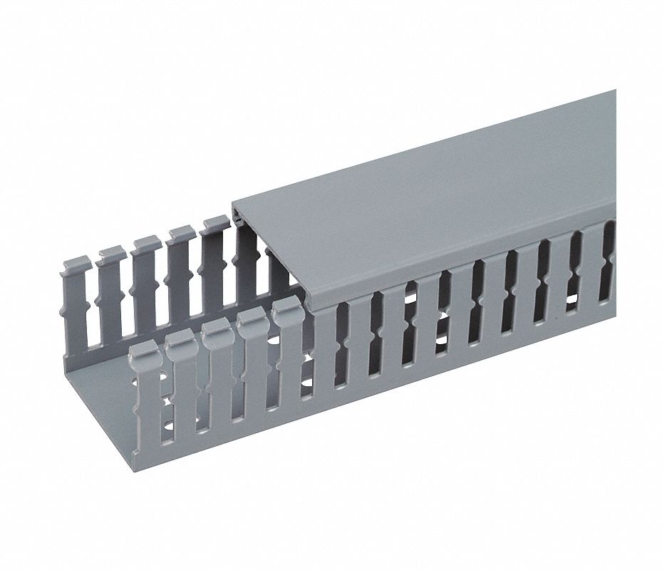 PANDUCT Ducto de Cableado, Ranura Estrecha, 1.75", 4.10", 0.20", PVC ...