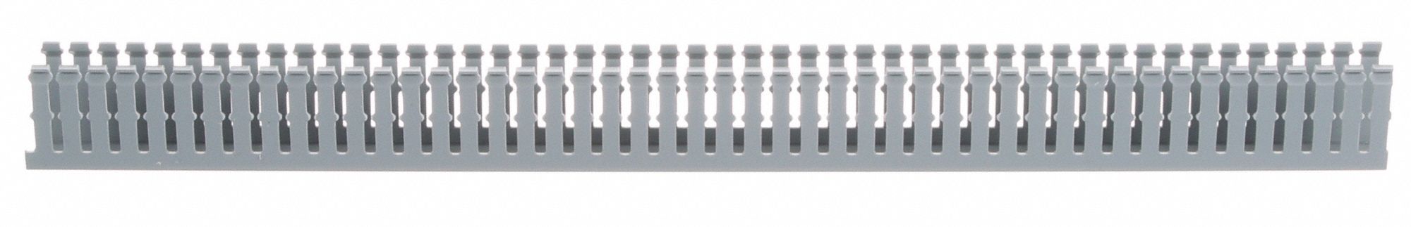 PANDUIT Wiring Duct: 1 in Nom Wd, 1.1 in Slot Ht, 2 in Nom Ht, 0.2 in ...