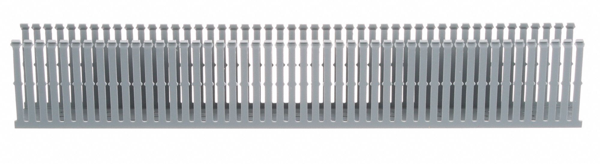 PANDUIT Wiring Duct: 2 in Nom Wd, 3.6 in Slot Ht, 4 in Nom Ht, 0.2 in ...