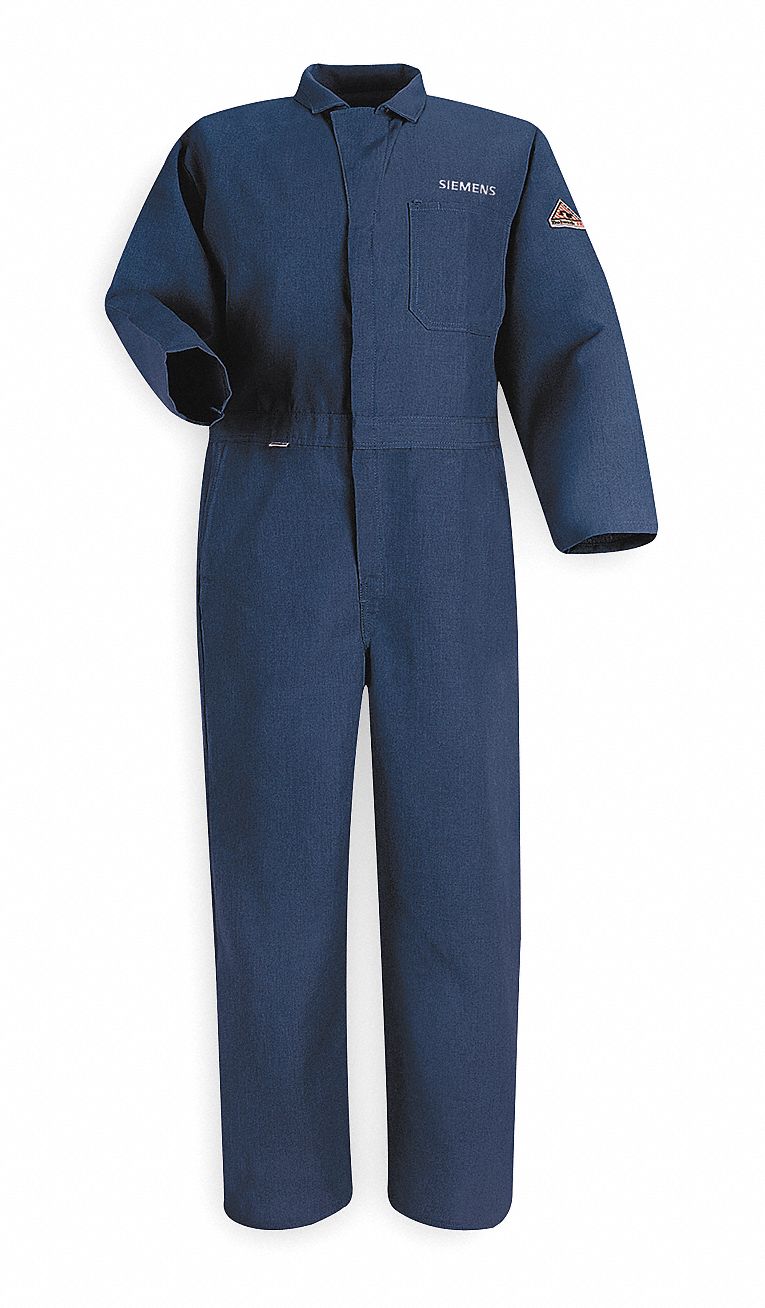 VF IMAGEWEAR Coverall: 4.4 cal/sq cm ATPV, Men's, L, Regular, 44 in Max ...